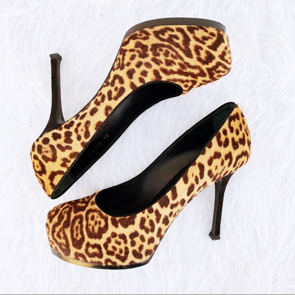 Yves Saint Laurent | Shoes | Yves Saint Laurent Tribtoo Leopard ...